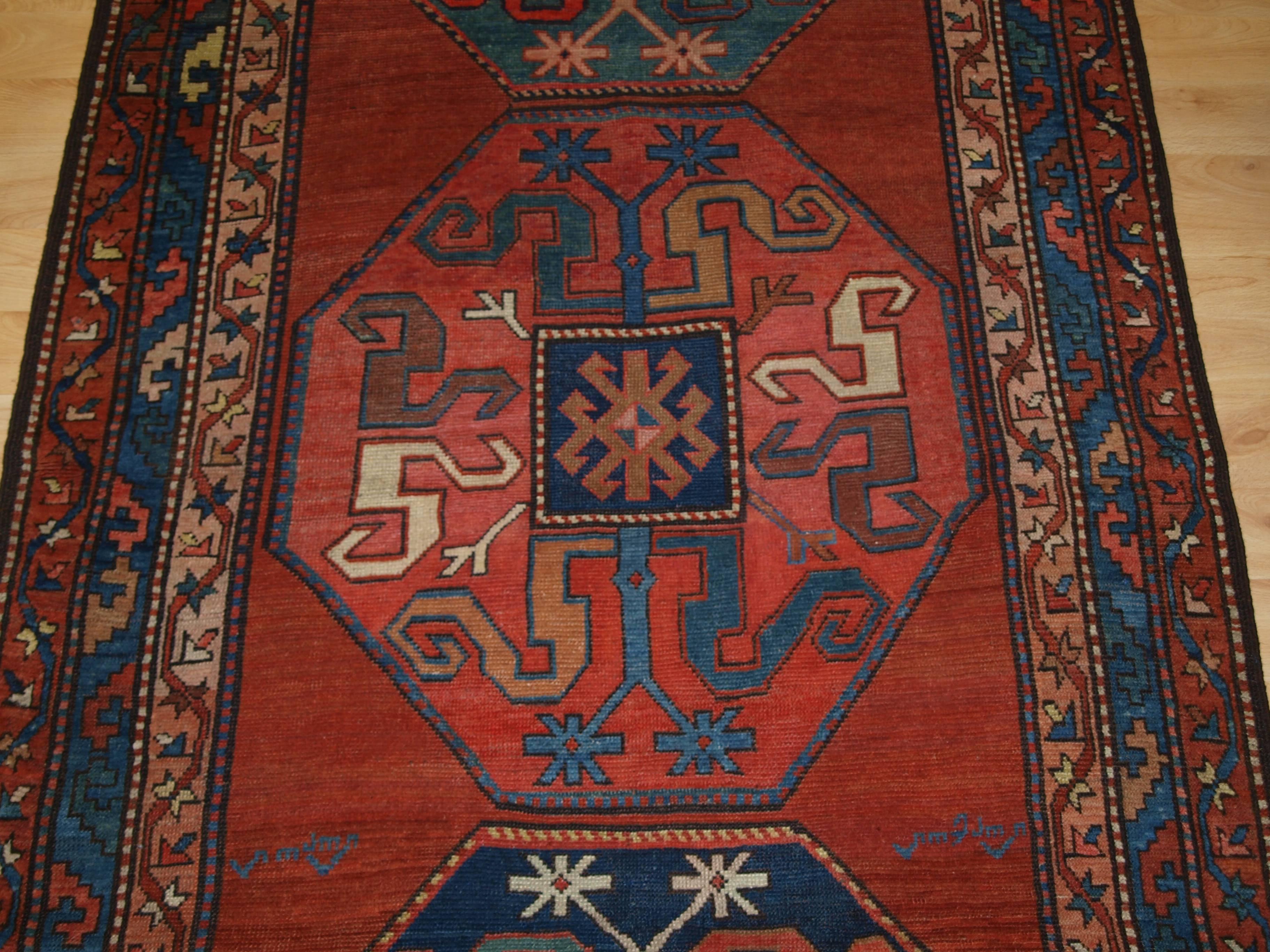 Antique Caucasian Karabagh Cloud Band Kazak Rug, circa 1880 For Sale at ...