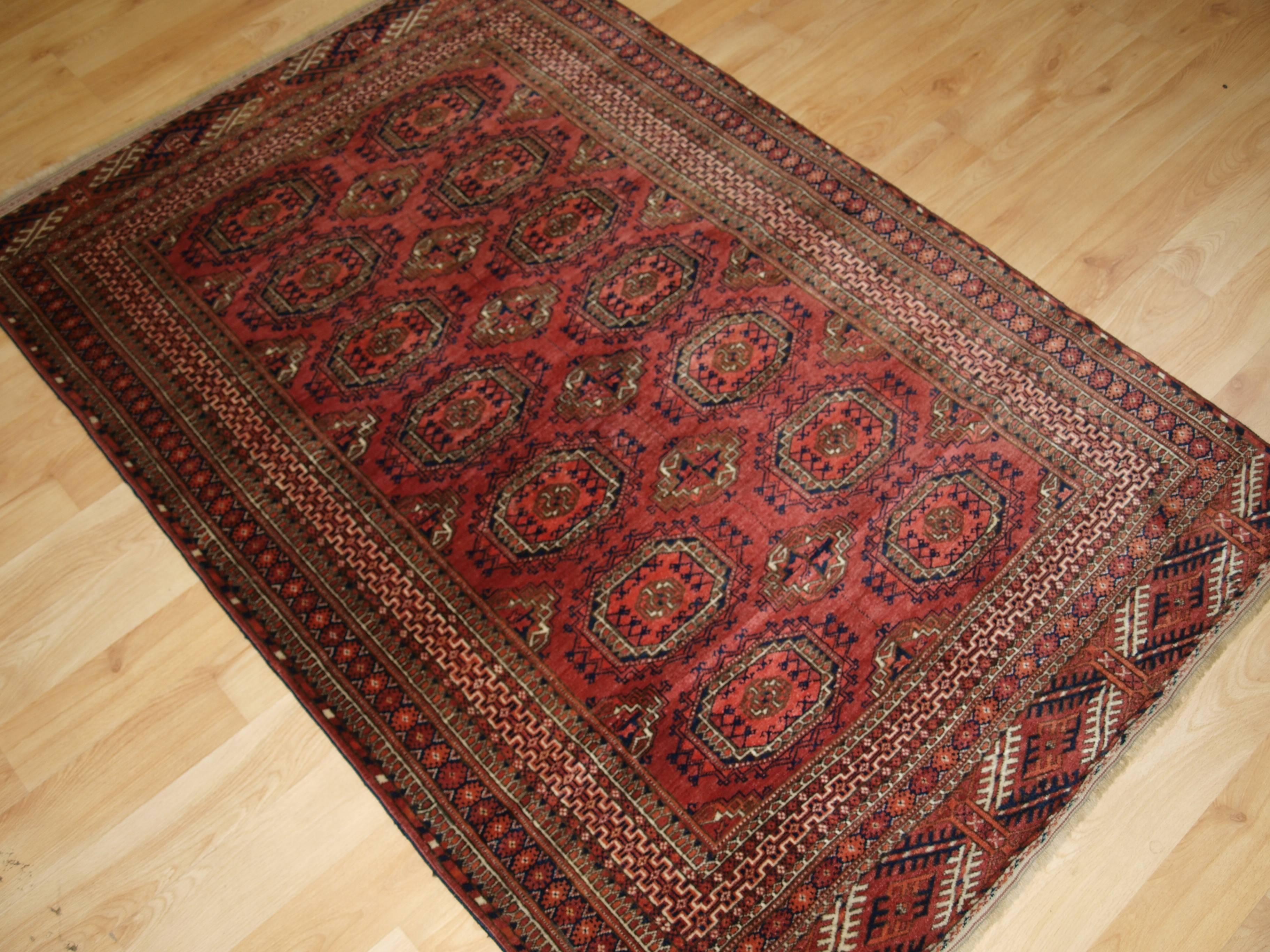 Antique Tekke Turkmen Rug of Small Size, Very Fine Weave, circa 1900 ...