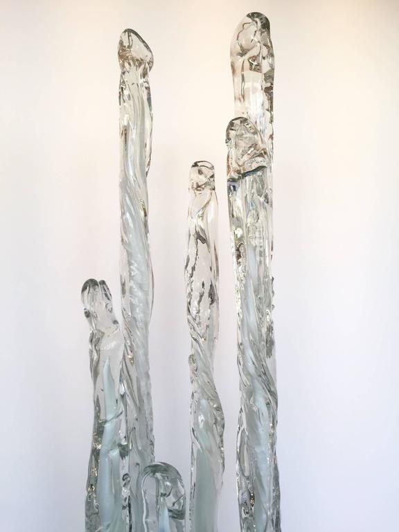 Floor Lamp Stalagmite by Mazzega Murano, Italy, 1970s at 1stDibs