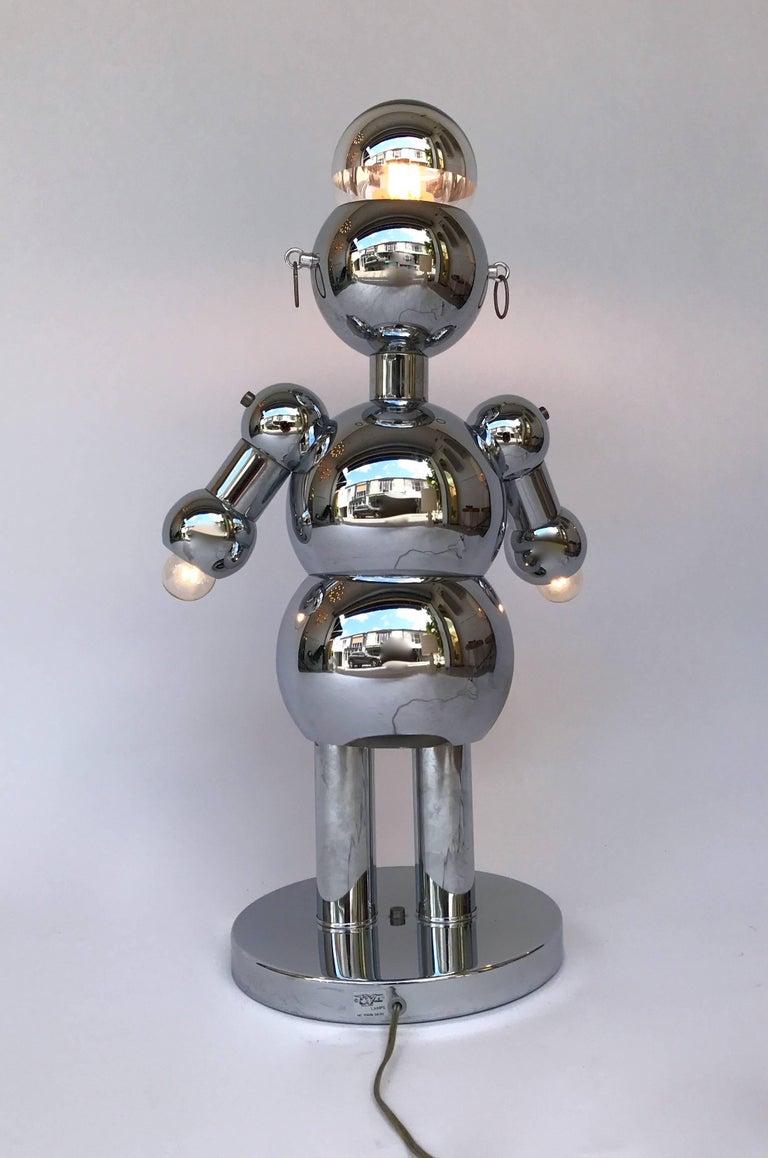 Robot Lamp by Torino Lamps, USA 1970s at 1stDibs