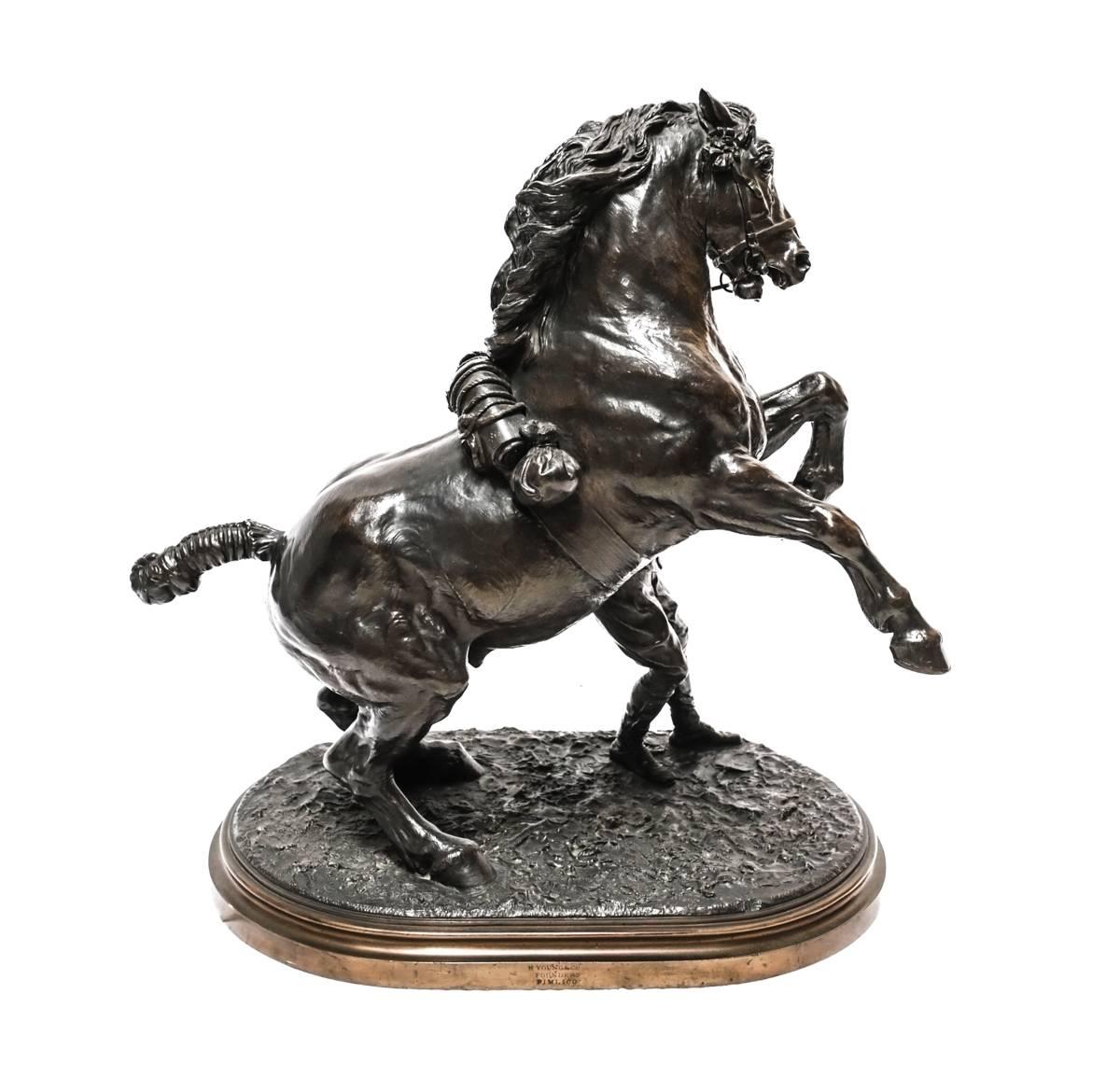 19th Century Bronze Sculpture of a Stallion by Sir Edgar Joseph Boehm ...