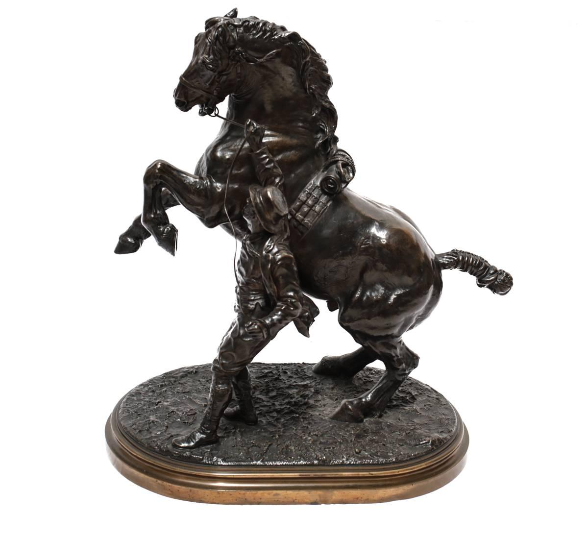 19th Century Bronze Sculpture of a Stallion by Sir Edgar Joseph Boehm ...