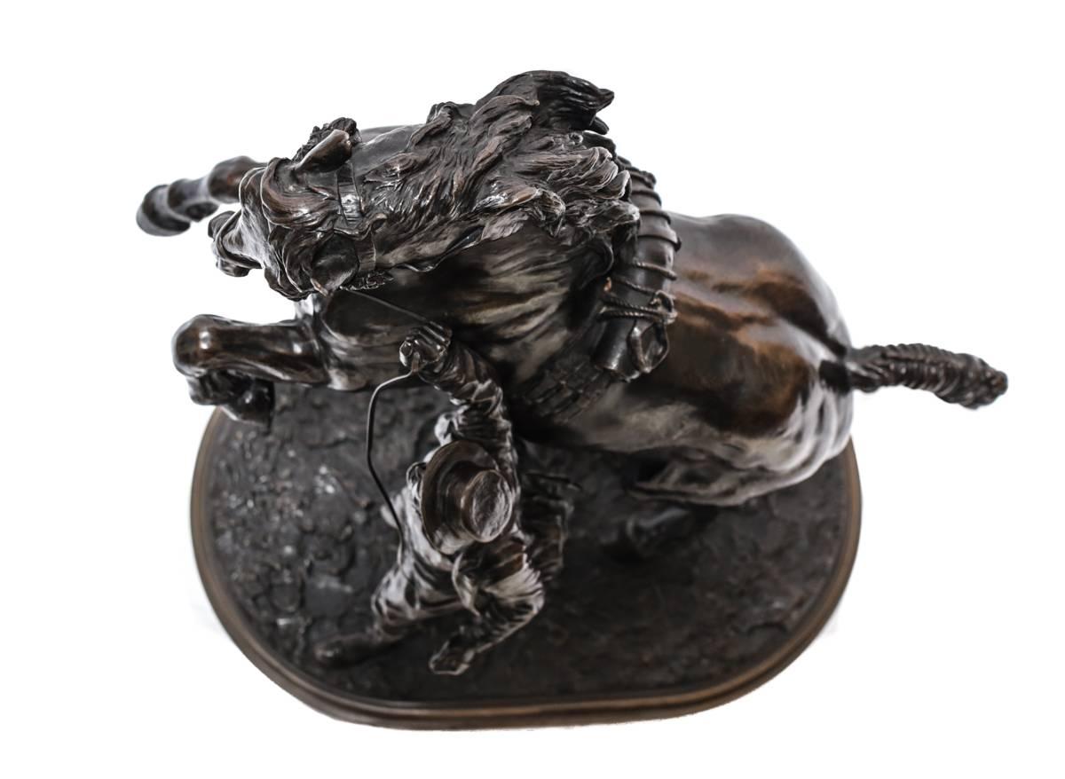 19th Century Bronze Sculpture of a Stallion by Sir Edgar Joseph Boehm ...