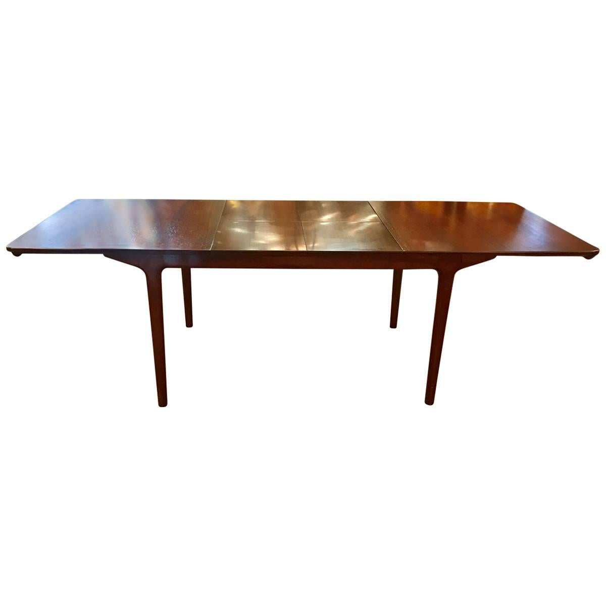 A.H. McIntosh Furniture Midcentury Rosewood Extending Dining Table at ...