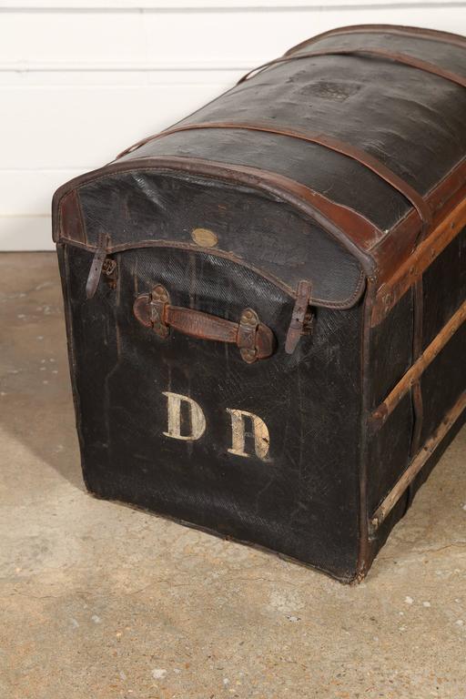 Au Depart Leather Trunk For Sale at 1stDibs | au depart trunk, audepart ...