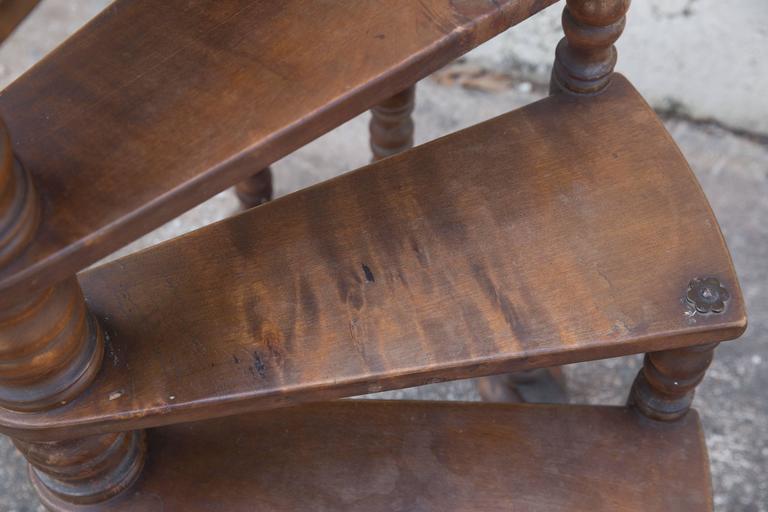 Small Curved Staircase or Library Steps at 1stDibs