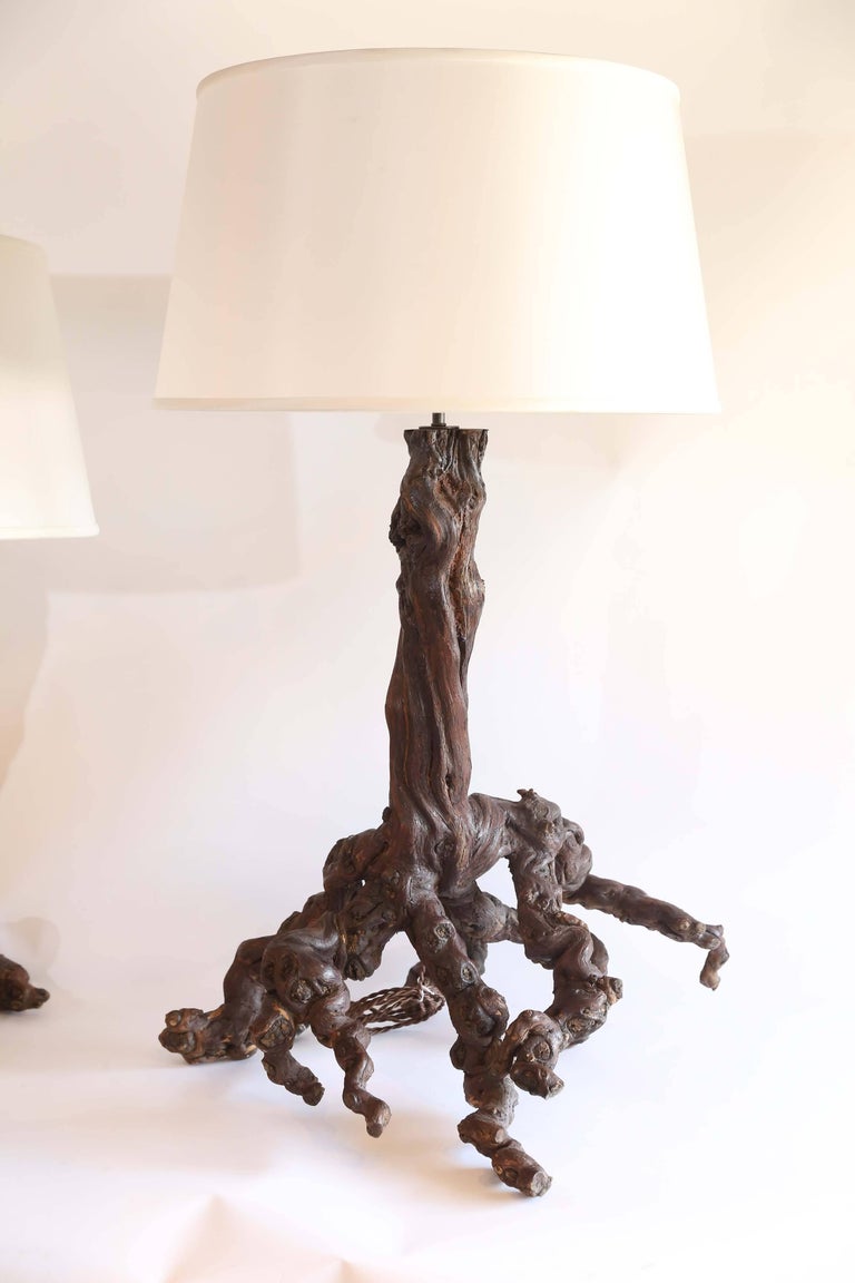 French Grapevine Table Lamps at 1stDibs