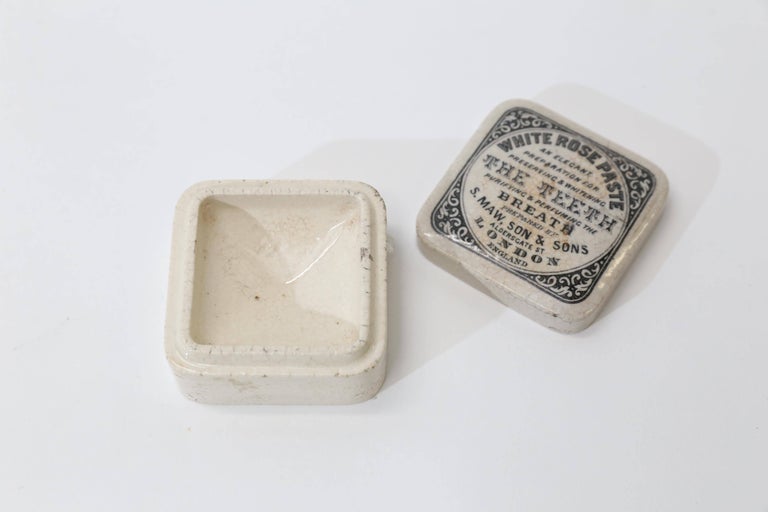 English Toothpaste Pot at 1stDibs