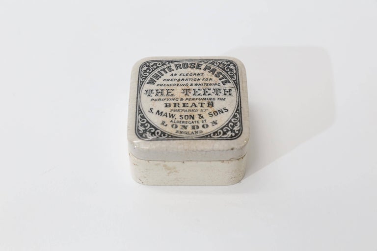 English Toothpaste Pot at 1stDibs