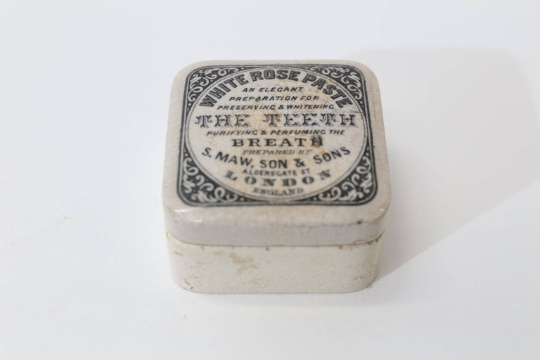 English Toothpaste Pot at 1stDibs