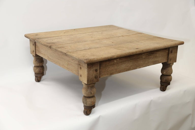 Low Wood Table from France at 1stDibs | low wooden table, low wood ...