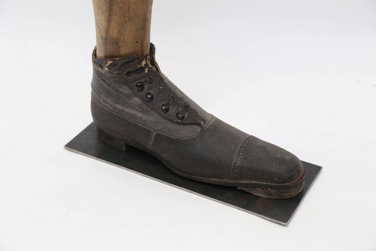 Victorian Men's Shoe on Mannequin Form For Sale at 1stDibs | victorian ...