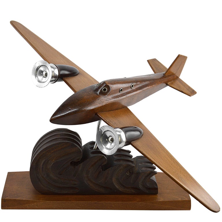 French Art Deco Airplane by Art Bois, 1935 at 1stDibs