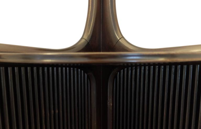 Authentic Italian Mid-Century Dark Rosewood Corner Tables from the ...