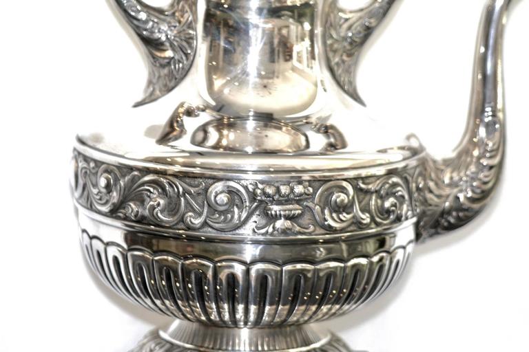 19th Century English Silver Samovar For Sale at 1stDibs