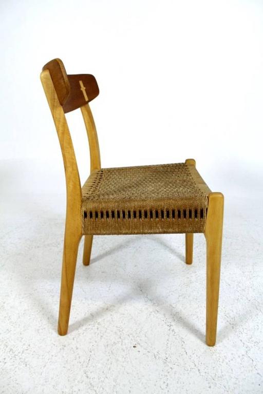 Set of Six Dining Chairs Ch23 by Hans J Wegner for Carl Hansen and Søn ...