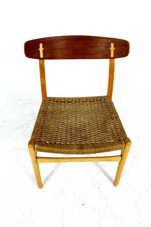 Set of Six Dining Chairs Ch23 by Hans J Wegner for Carl Hansen and Søn ...
