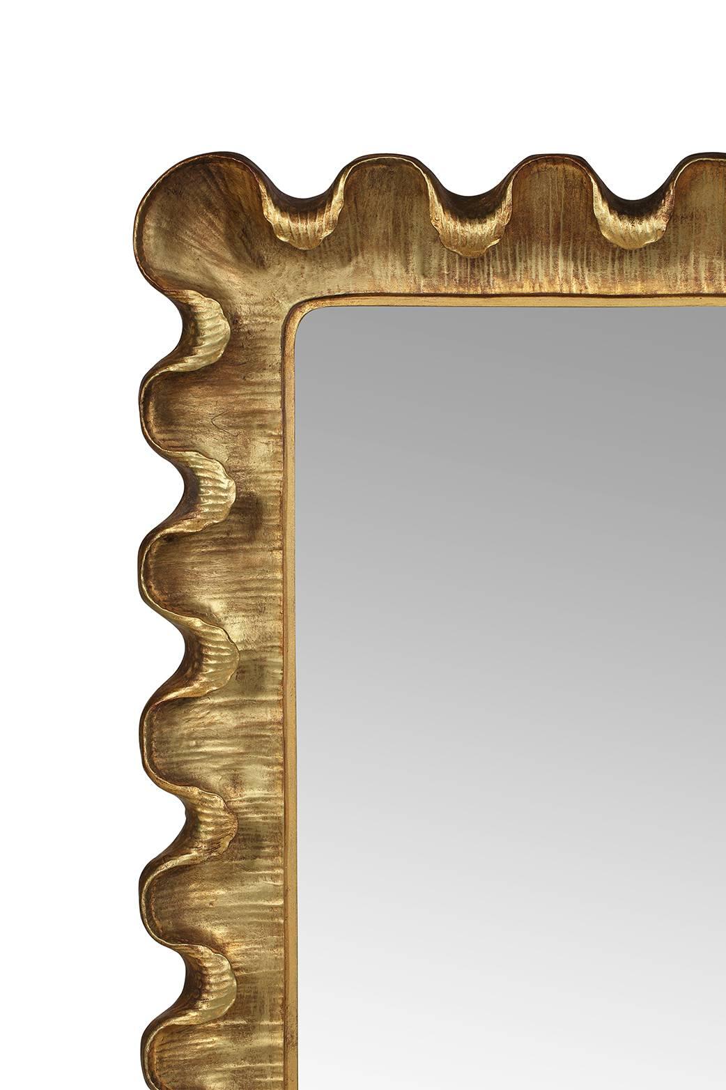 Carvers Guild Gold Scallop Mirror at 1stDibs | carvers guild scalloped ...