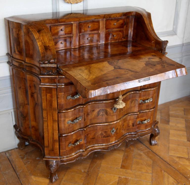 19th Century Italian Scriban For Sale at 1stDibs