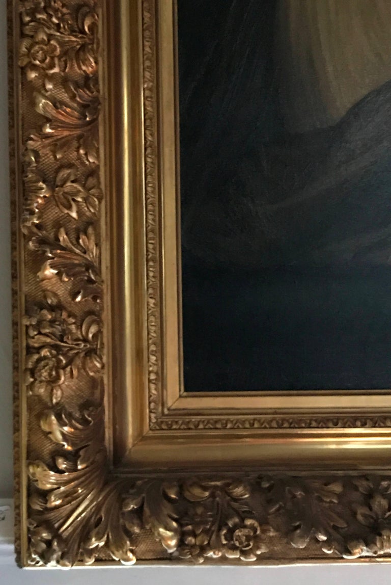 Louis Théodore Dubé Portrait of Lady and Daughter, Dated 1908 For Sale ...