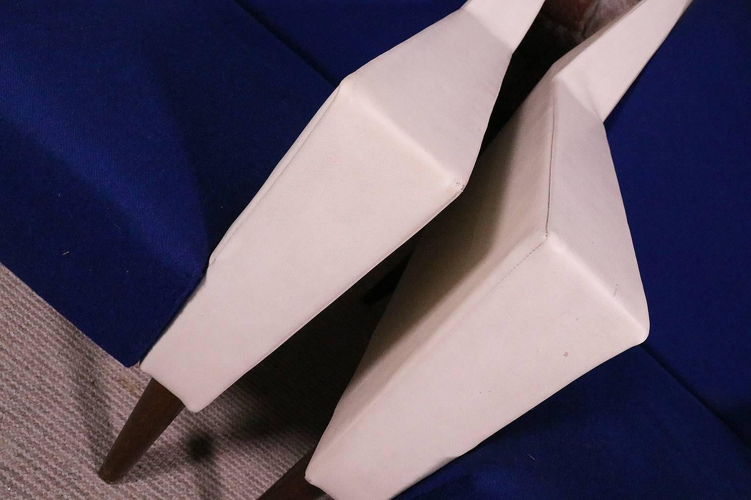 Pair of Cubist Lounge Chairs, Italy, 1962 at 1stDibs