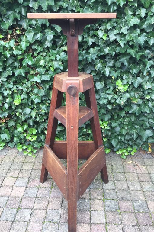 Art Deco / Arts and Crafts Sculptors Studio Work Easel / Sculpture ...