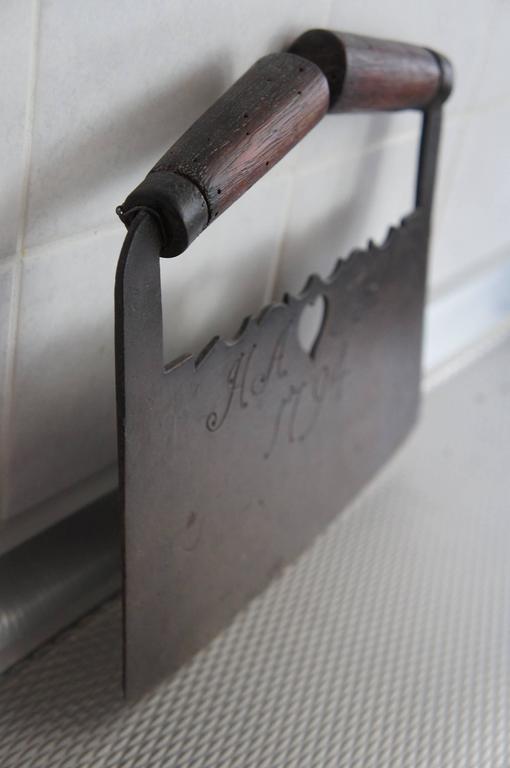 Antique Late 18th Century Hand-Forged Cheese Cutter / Knife Museum ...