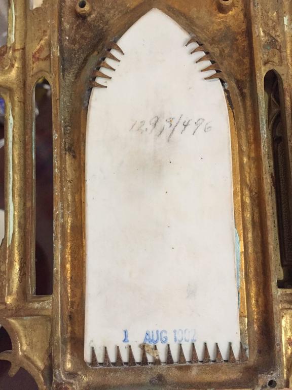 Early 1900 Gothic Revival Gilt Bronze Church Chapel Design Christ ...