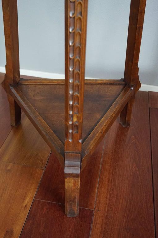 Antique and Large Hand Carved Gothic Revival Studio Work Easel ...