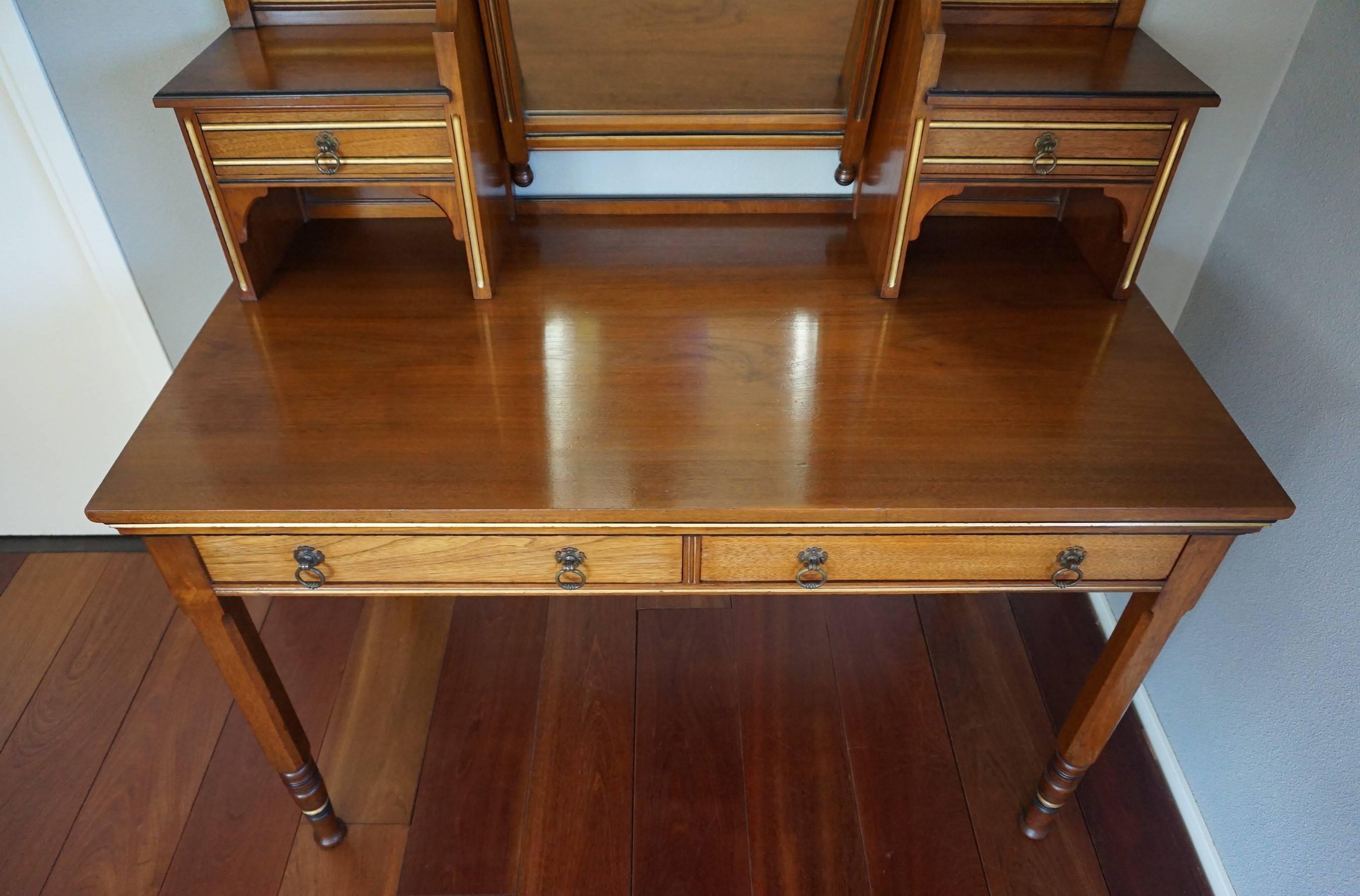 Aesthetic Movement Arts and Crafts Vanity by Gillow and Co, Bruce Talbert Attributed at 1stDibs ...