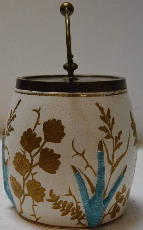 Biscuit Jar with Crow Claws For Sale at 1stDibs