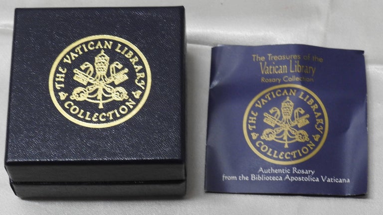 Rosary from the Vatican Library Clear Glass Czech Beads at 1stDibs