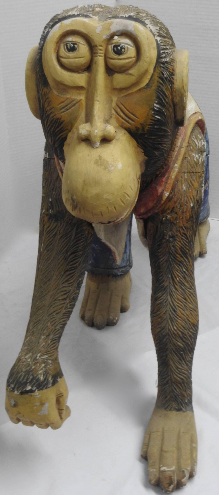 19th Century Hand Carved Carnival Monkey at 1stDibs | carnival arts ...