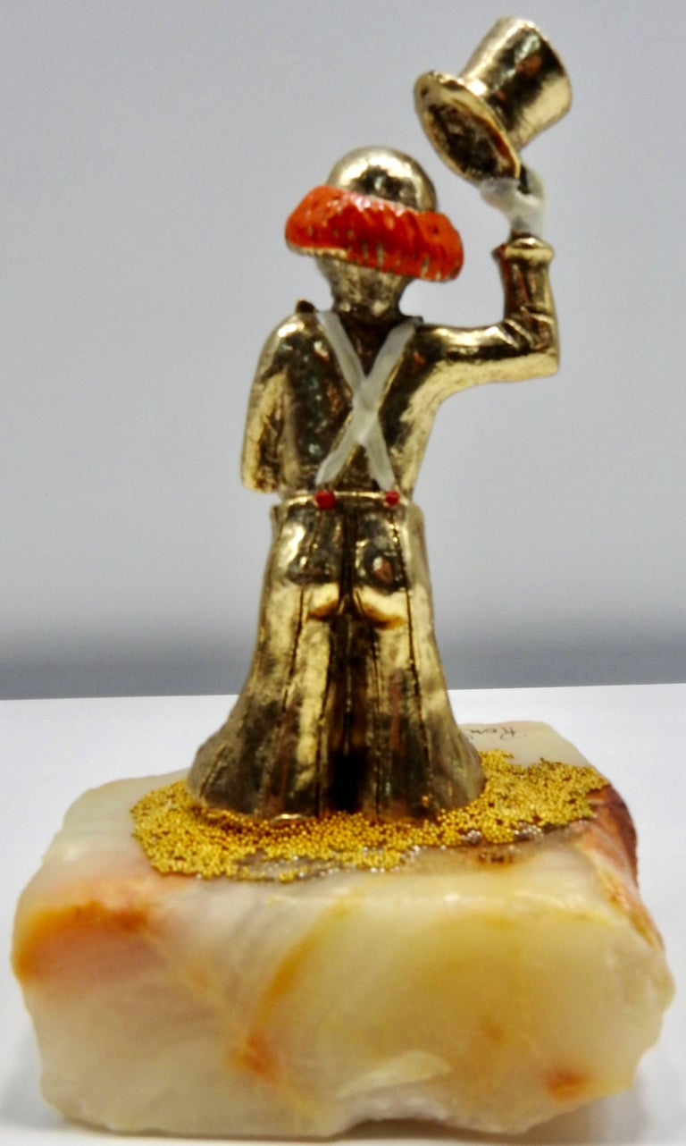Clown Sculpture with Cane and Top Hat by Ron Lee, 1979 For Sale at ...