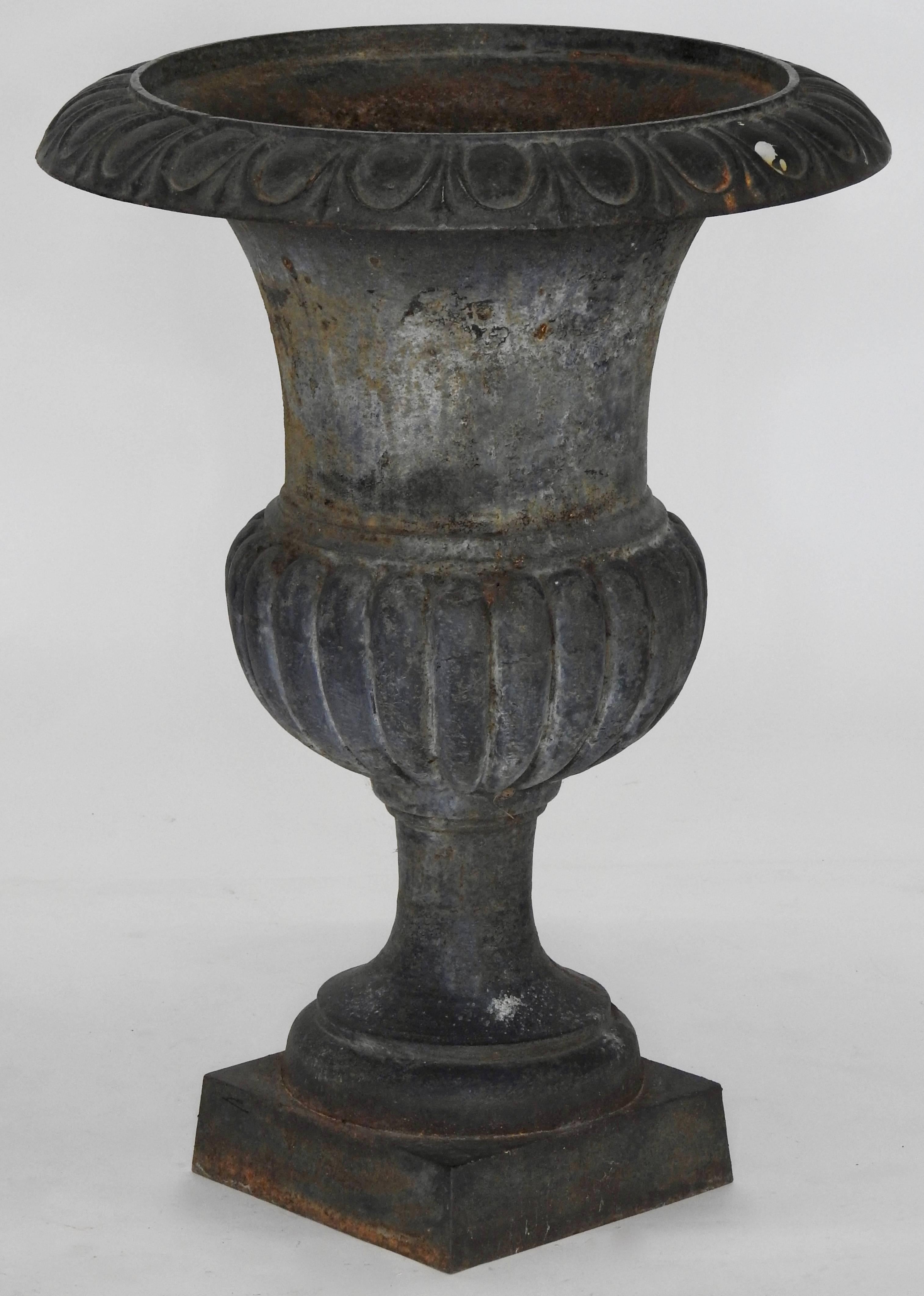 Pair of 19th Century Victorian Cast Iron Planters at 1stDibs ...