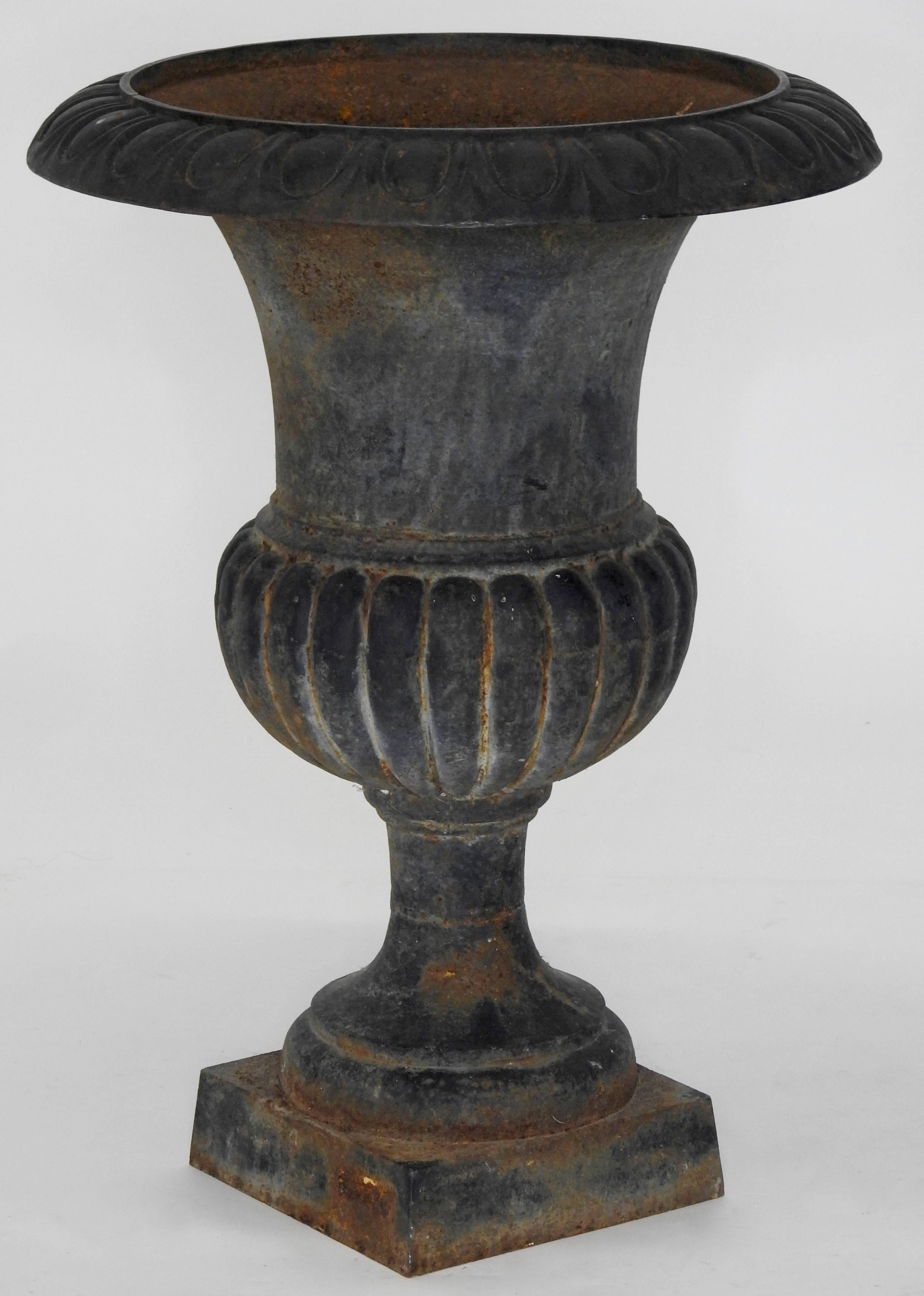 Pair of 19th Century Victorian Cast Iron Planters at 1stDibs ...