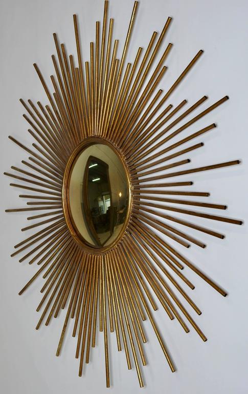 Vintage Inspired Starburst Mirror at 1stDibs