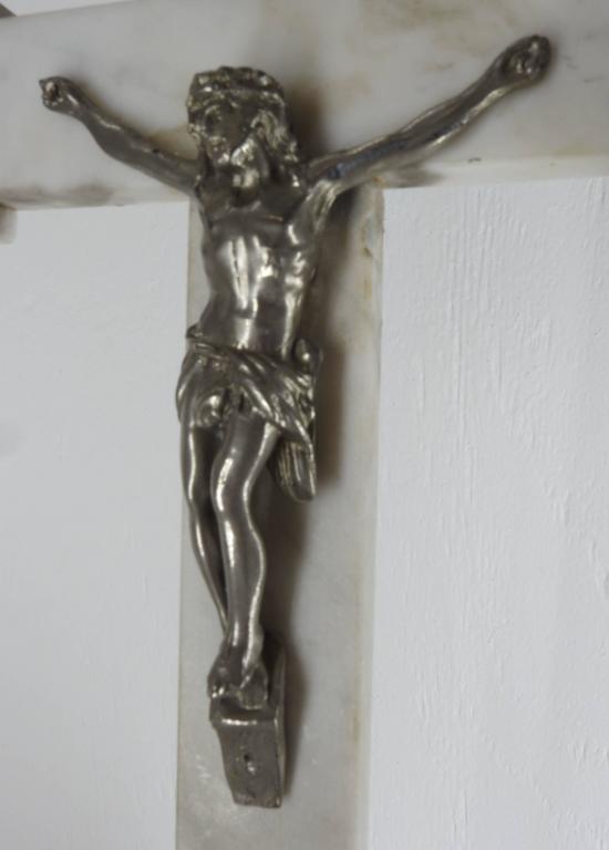 Marble INRI Crucifix, Late 19th Century at 1stDibs