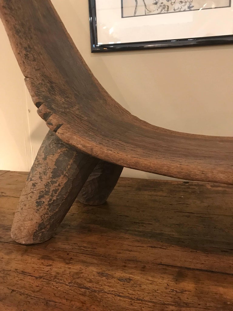 Dagalo African Lobi Tribal Deck Chair Burkina Faso, Ivory Coast For ...