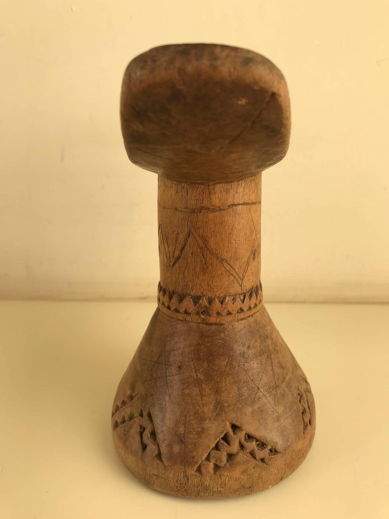 Two Turkana African Headrests, Ethiopian from the Dassanetch People at ...