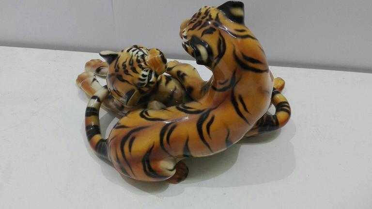 Statuette Ronzan Ceramics, 20th Century at 1stDibs