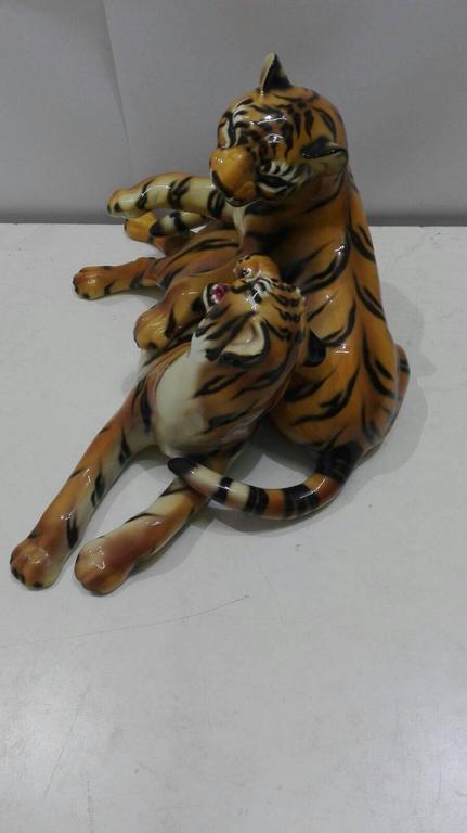 Statuette Ronzan Ceramics, 20th Century at 1stDibs