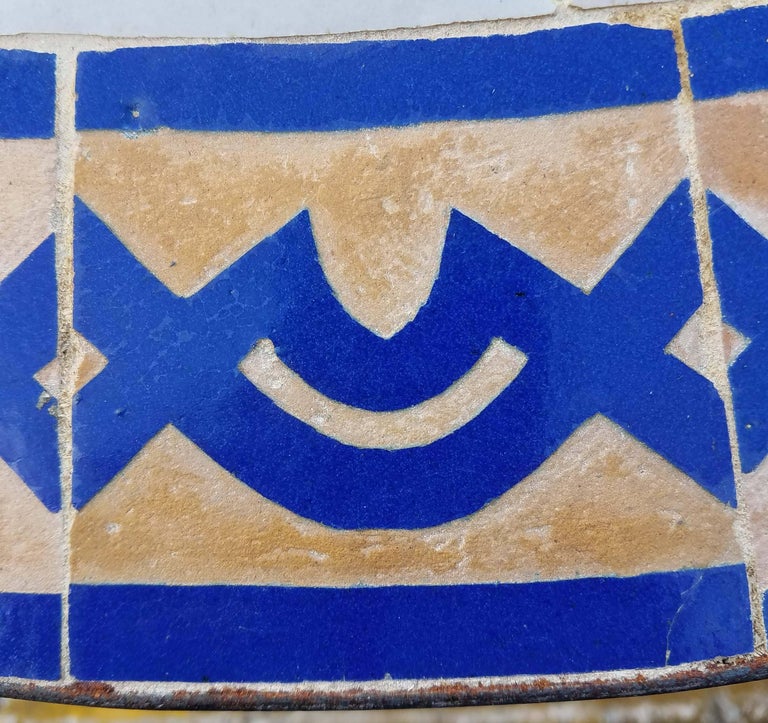 Moroccan Mosaic Table, Multi-Color Beldia For Sale at 1stDibs