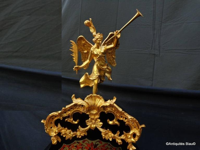 Stamped Texler Clock Longcase in Boulle Marquetry, 19th Century For ...