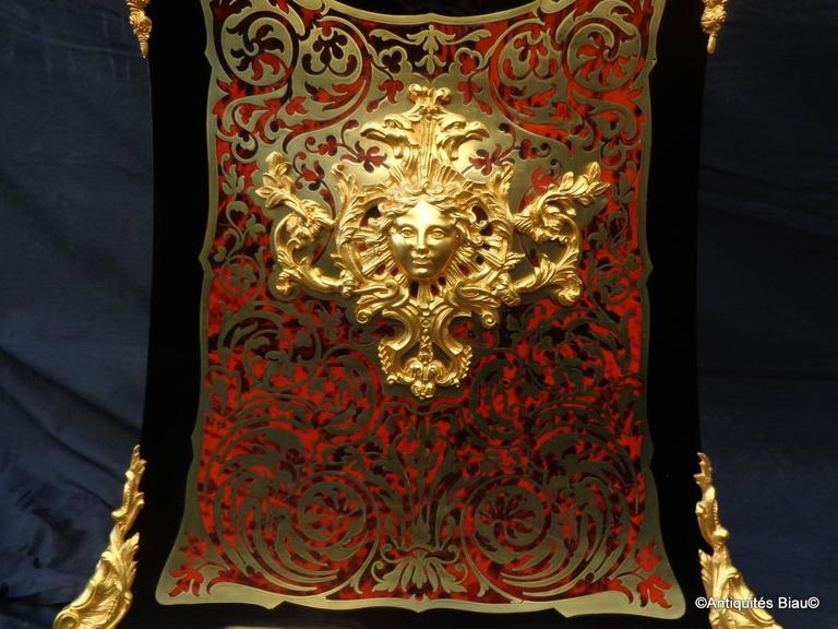 Stamped Texler Clock Longcase in Boulle Marquetry, 19th Century For ...