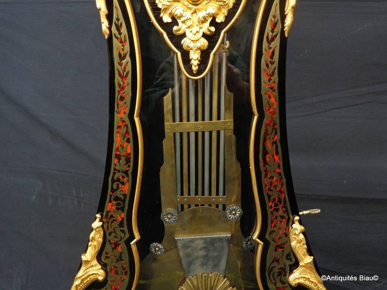 Stamped Texler Clock Longcase in Boulle Marquetry, 19th Century For ...