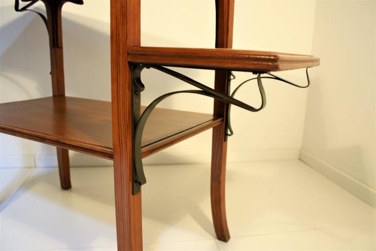Unique Victor Horta Art Nouveau Side Table, 1900 at 1stDibs