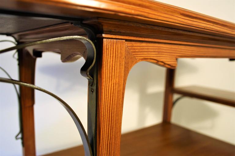 Unique Victor Horta Art Nouveau Side Table, 1900 at 1stDibs