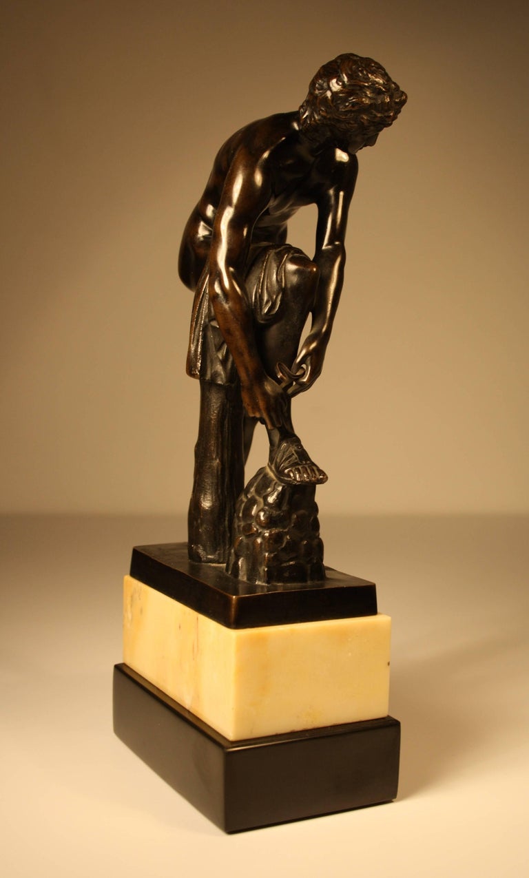 19th Century Bronze Sculpture of a Roman at 1stDibs