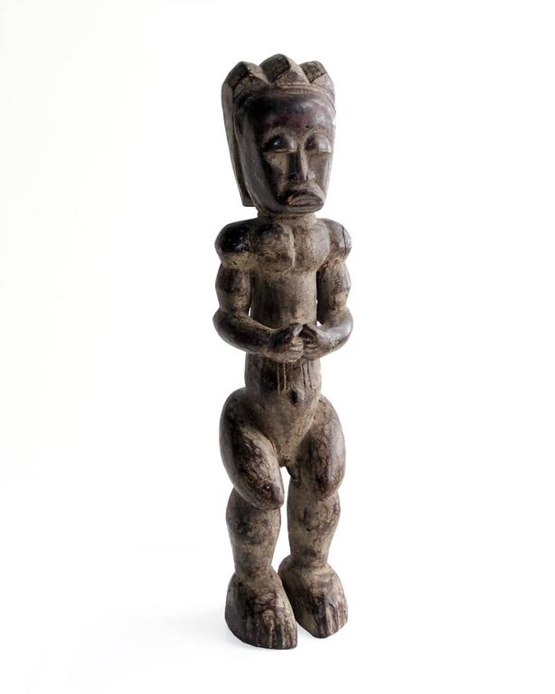 Large African Fang Sculpture of Male Figure For Sale at 1stDibs